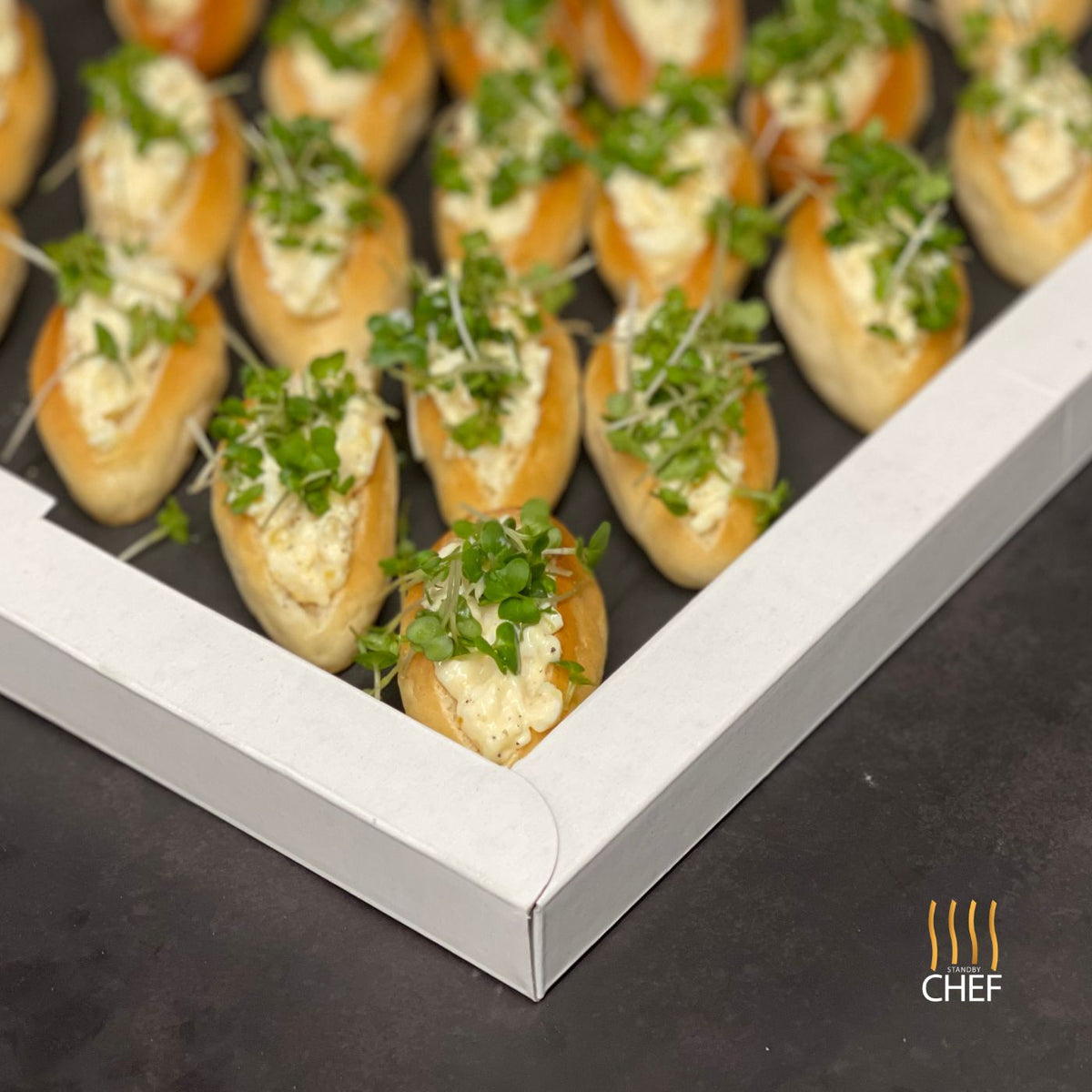 Ready to Serve Canapes Catering Delivery - Freshly Made To Order