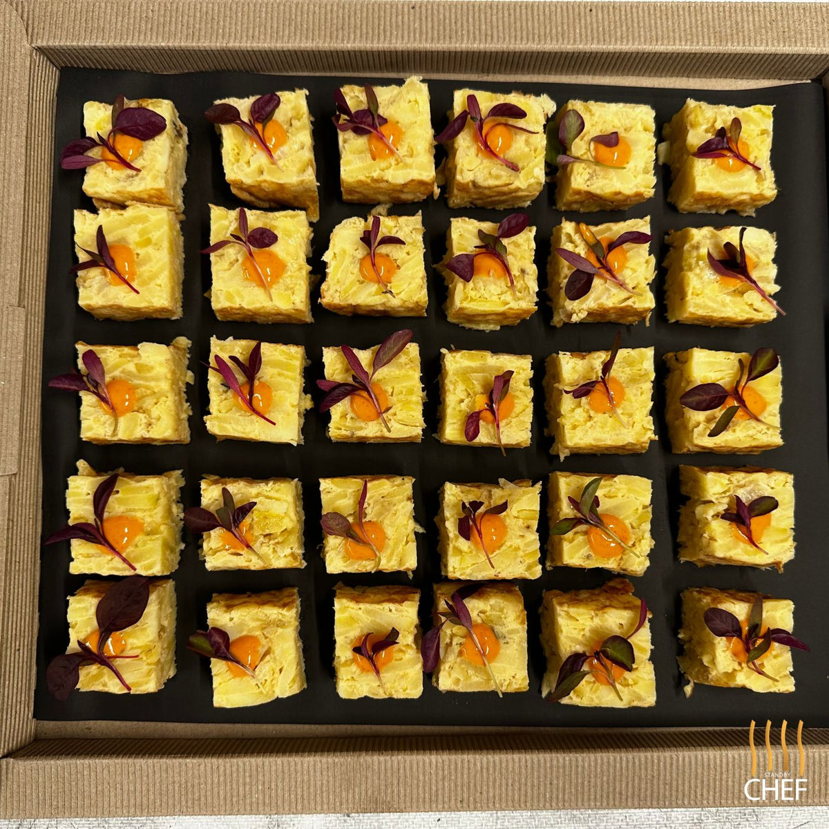 Spanish Tortilla Canapes Delivered To Your Party - Canape Catering for ...