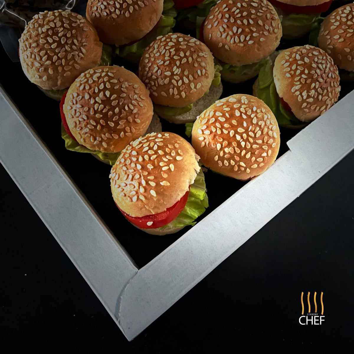 Mini Burgers-Sliders Canapes Catering for your Party